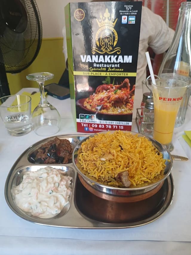 Carte et Menus 2026 - Vanakkam à Viry-Châtillon | TheFork