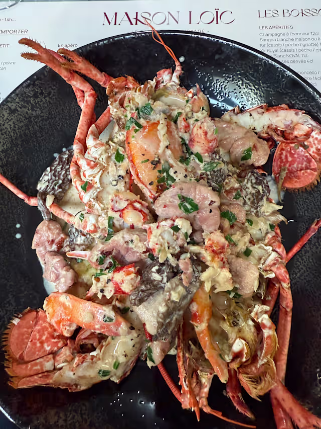 Speisekarte 2026 – Maison Loïc - Bar à Homard in La Baule-Escoublac ...